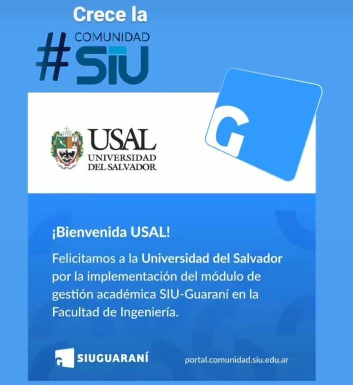 Sistema SIU-GUARANÍ | Universidad del Salvador